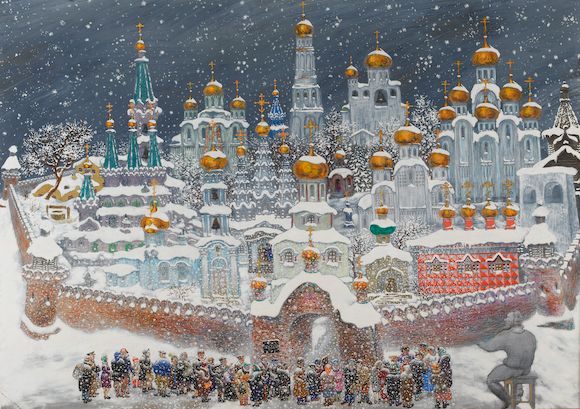 Bonhams : Attributed to Vasily Sitnikov (Russian, 1915-1987) The ...