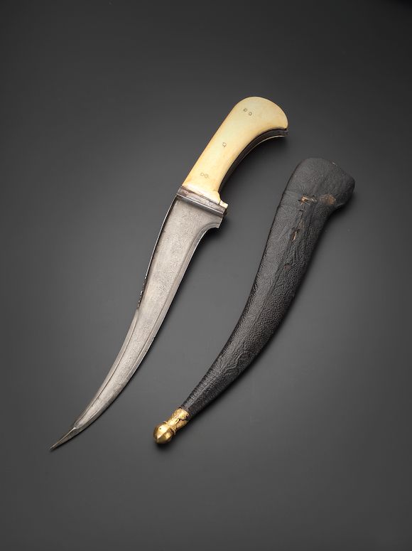 Bonhams : An ivory-hilted steel Dagger India, 18th Century(2)