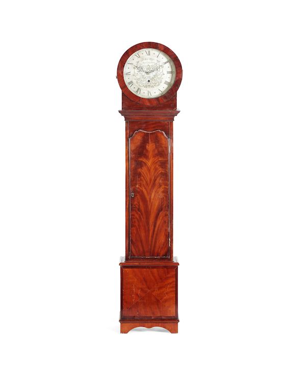 Bonhams : A mahogany cased longcase clock engraved John Lees Middleton