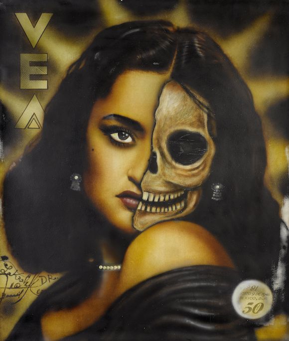 Bonhams : Dr. Lakra (Mexican, born 1972) Untitled (Caracalavera)