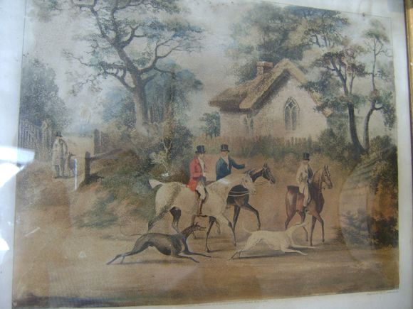 Bonhams : After Wolstenholme, pub. Ackerman, 1823, set four hare ...