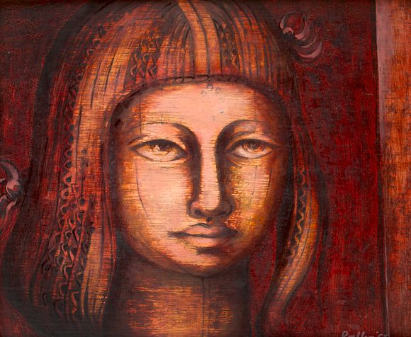 Bonhams : Alexis Preller (South African, 1911-1975) Head of the young king