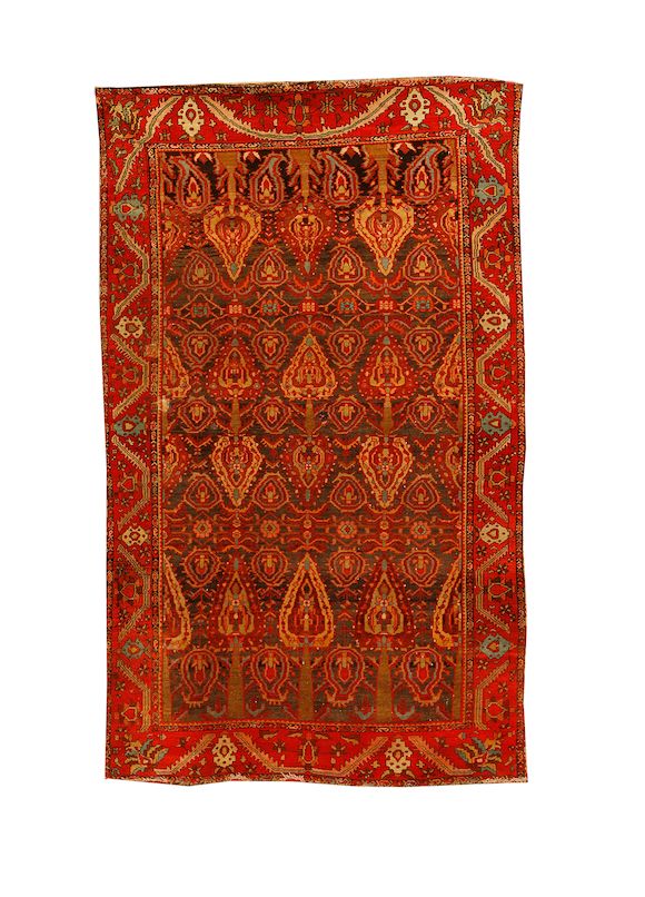Bonhams : A Malayir rug, West Persia, circa 1900, 6 ft 9 in x 4 ft (206 ...