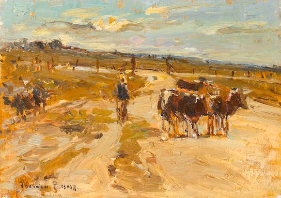 Bonhams : Adriaan Hendrik Boshoff (South African, 1935-2007) A drover ...
