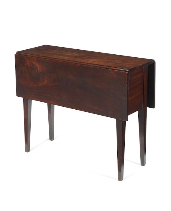 Bonhams : A George III mahogany Pembroke 'deception' table