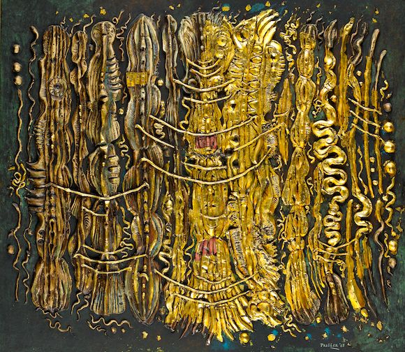 Bonhams : Alexis Preller (South African, 1911-1975) The Gold Temple