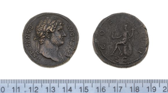 Bonhams : Hadrian, Brass Sestertius, Rome mint (125-128), HADRIANUS ...