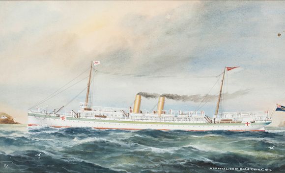 Bonhams : Reuben Chappell (British, 1870-1940) HMS China