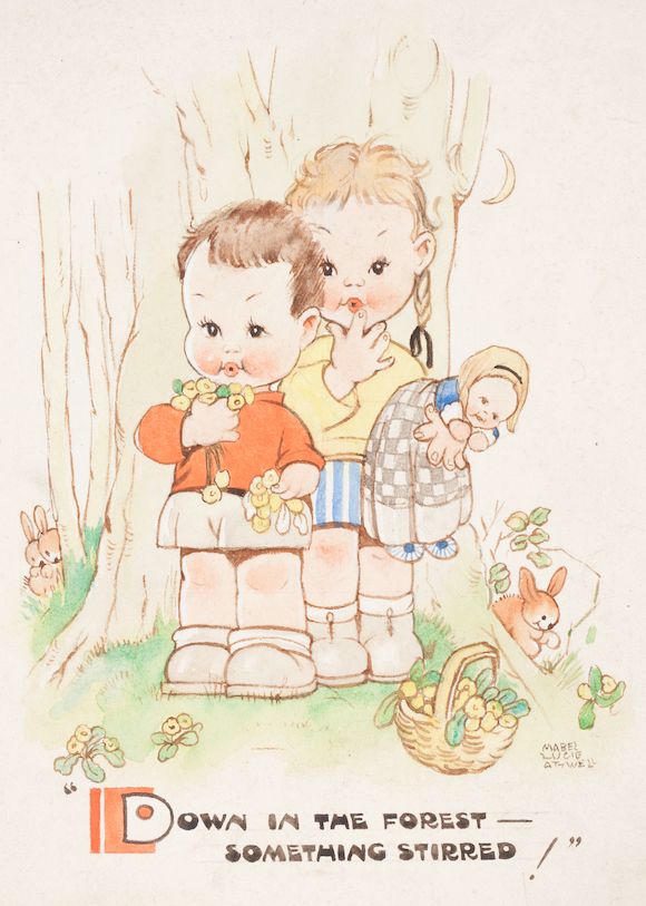 Bonhams : Mabel Lucie Atwell (British, 1879-1964) 'Down in the forest ...