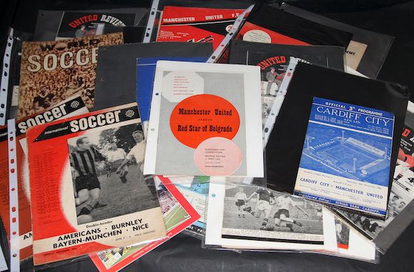 Bonhams : A collection of 1940's to 1980's football programmes