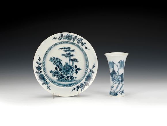 Bonhams : A Liverpool plate, circa 1765-70
