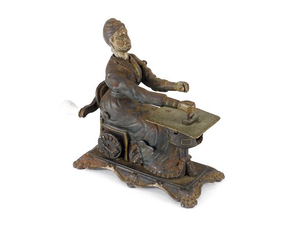 Bonhams : An early automaton sewing machine, by Max Sandt, Germany ...
