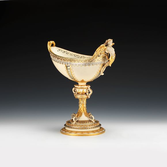 Bonhams : An extraordinary Royal Worcester 'Renaissance Shell ...