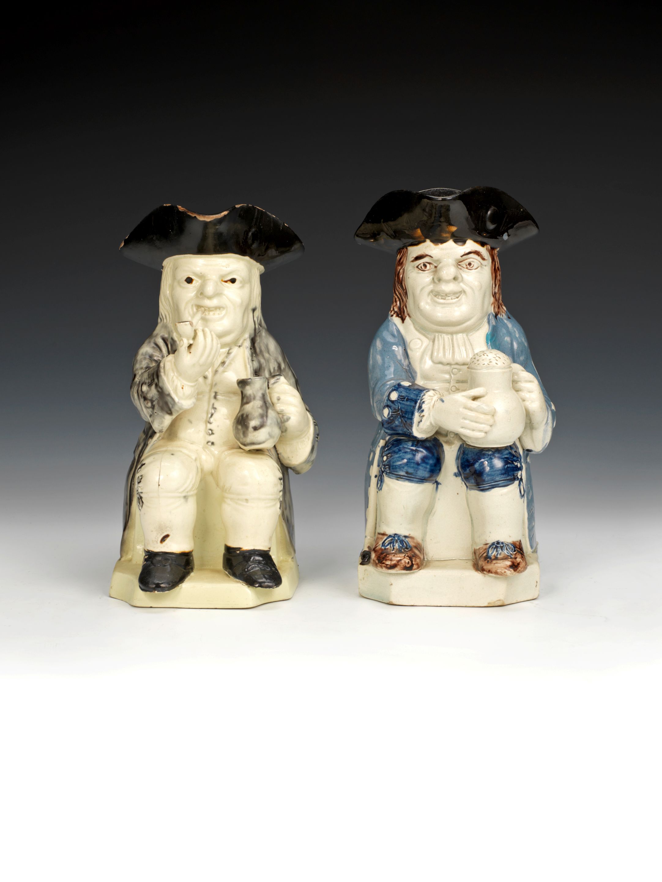 A Staffordshire creamware 'step' Toby Jug, circa 1780 - auctions ...
