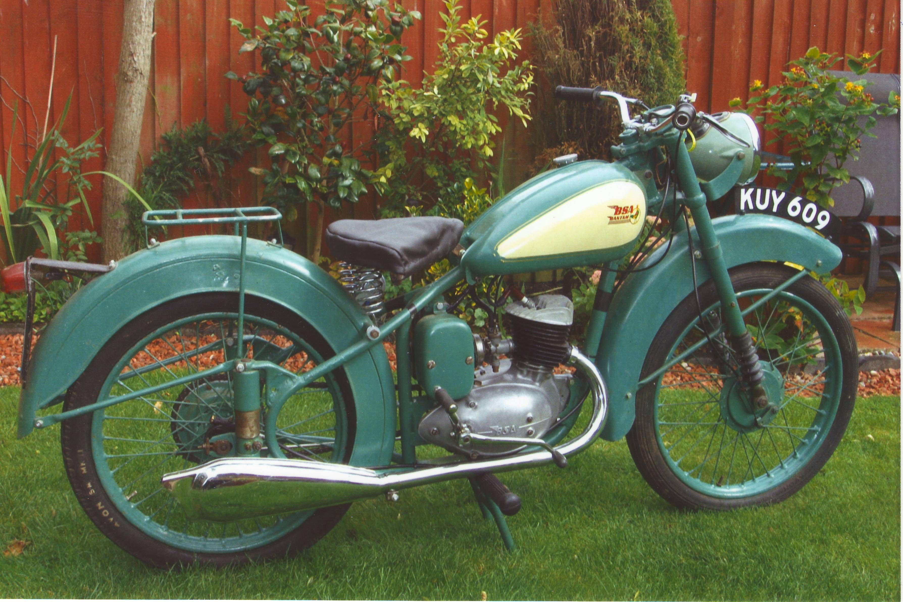 Bonhams Cars : 1952 BSA 123cc Bantam D1 Frame no. YD1S 77036 Engine no ...