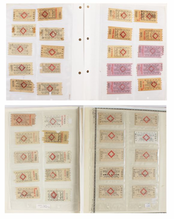 Bonhams : Railwayana: A collection of approximately 350 BR platform tickets