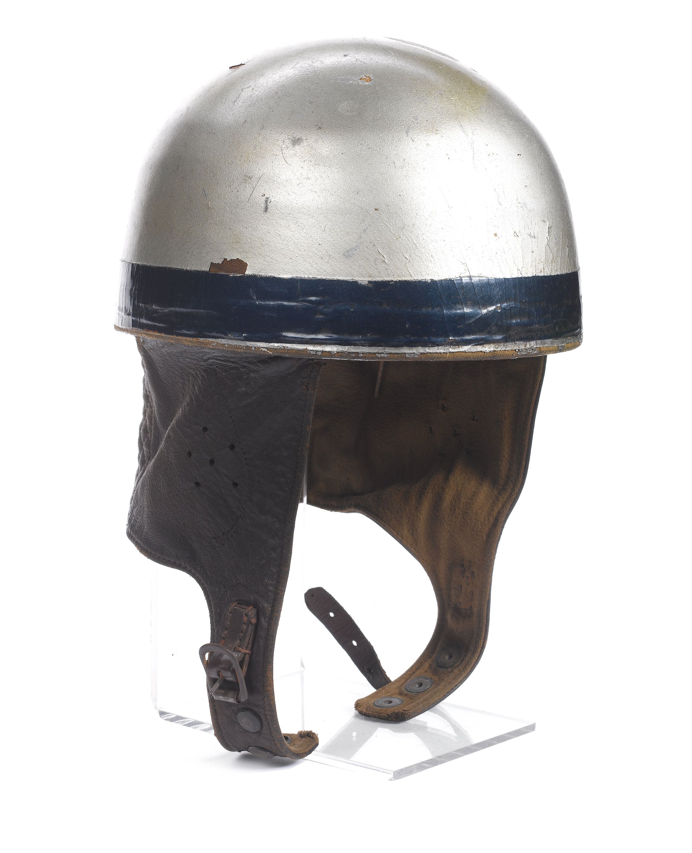 Bonhams Cars : Bob Foster's 1950 World Championship winning helmet,,