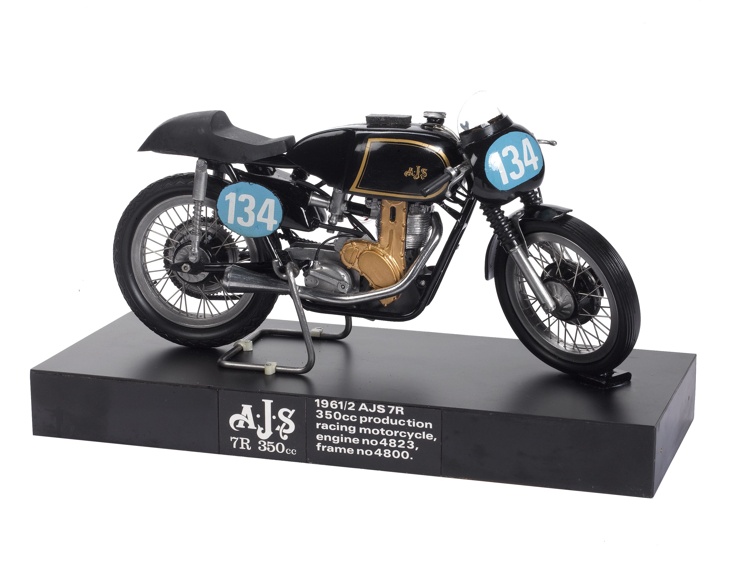 Bonhams Cars : A 1:8 scale hand-built model of a 1961/2 AJS 7R 350cc ...