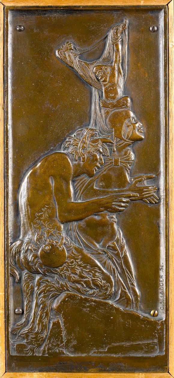 Bonhams : Charles Sargeant Jagger (British, 1885-1934) Satyr and Nymph ...