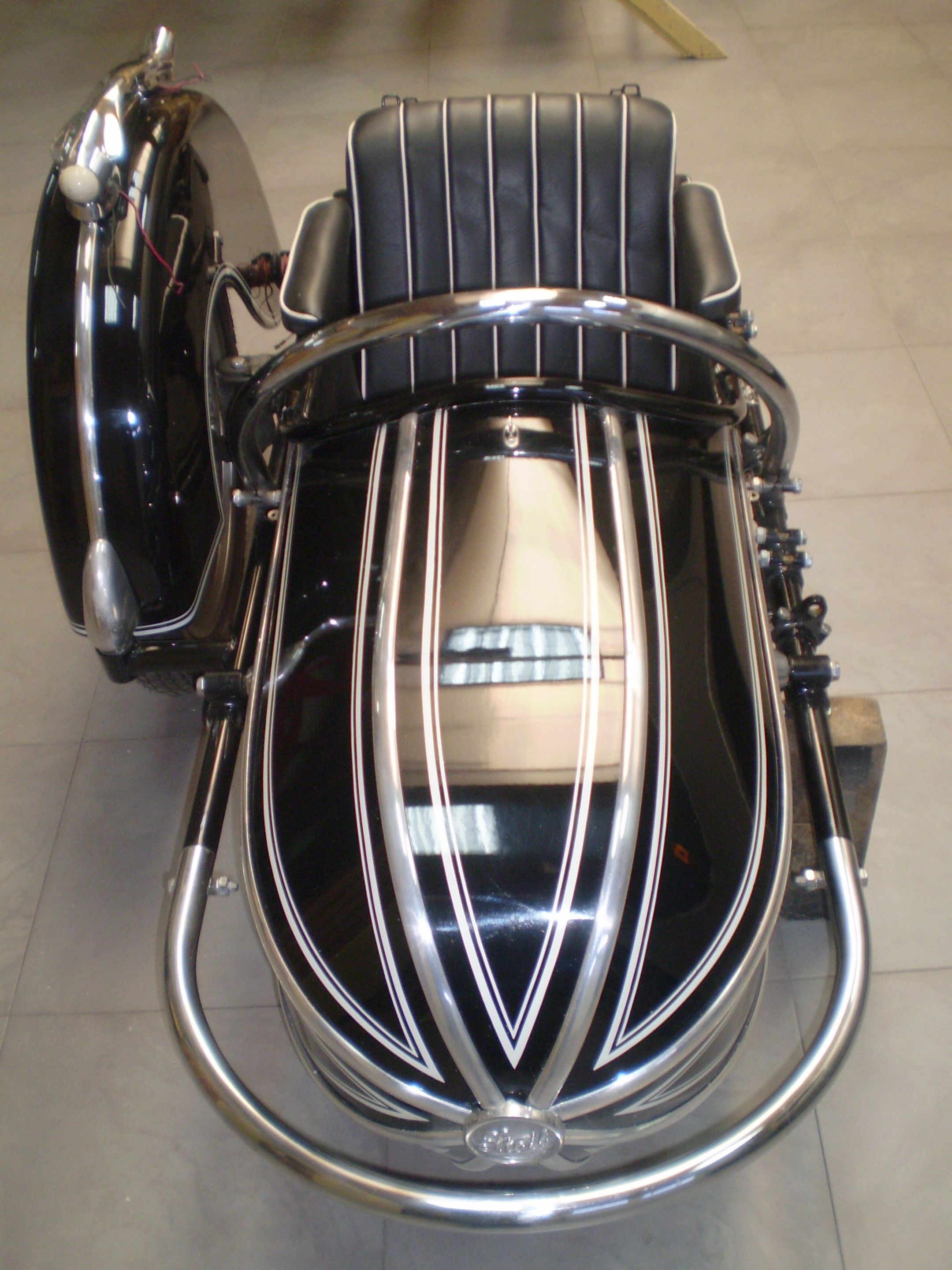 Bonhams Cars : A replica Steib S350 motorcycle sidecar,