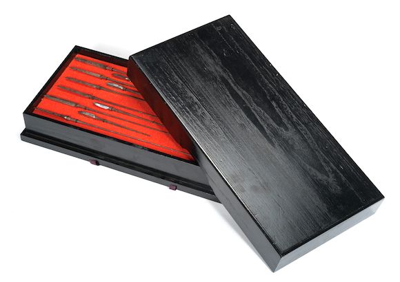 Bonhams : A collection of twelve yajiri (steel arrowheads) 18th/19th ...