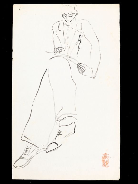 Bonhams : Sanyu (Chang Yu, 1901-1966) Man (Two Works)