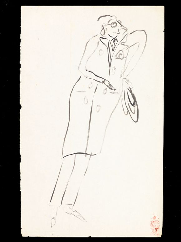 Bonhams : Sanyu (Chang Yu, 1901-1966) Man and Woman (Two Works)
