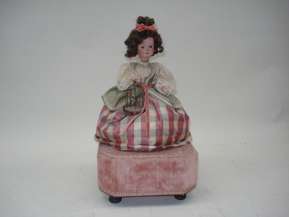 Bonhams : A musical doll automaton, by Reuge, late 20th century,