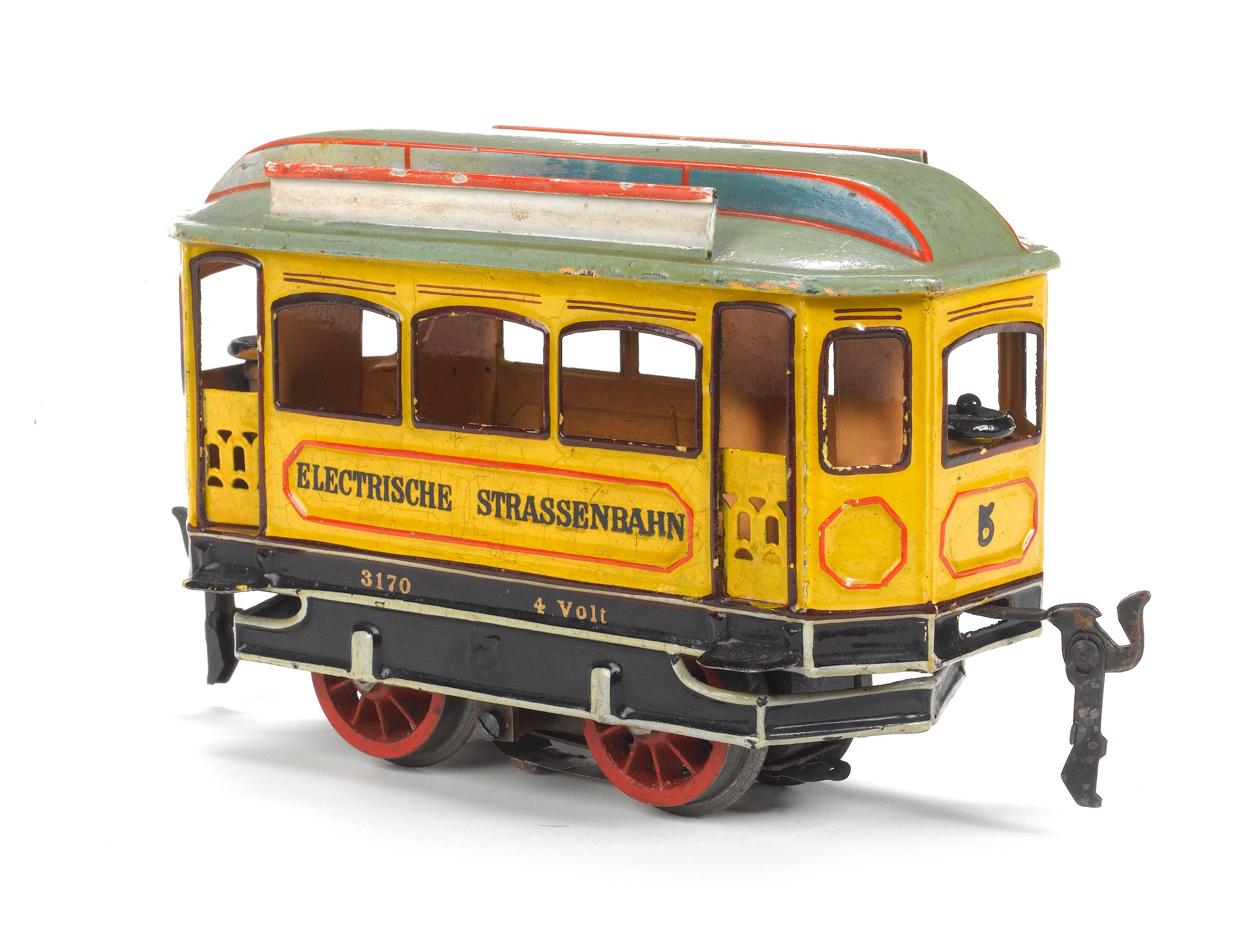 Rare Marklin Gauge I 3170 4 volt Strassenbahn tram, circa 1905 ...