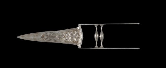 Bonhams : An all-steel Push Dagger (katar) India (2)