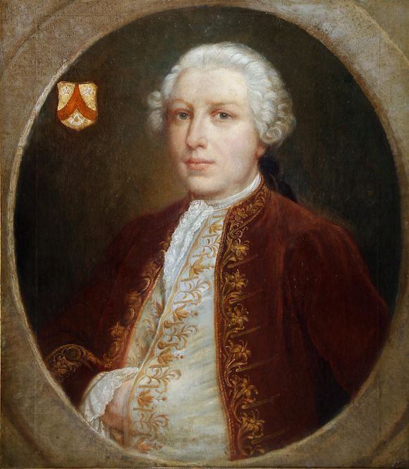 Bonhams : School of Liège, circa 1760 Portrait of a gentleman, half ...