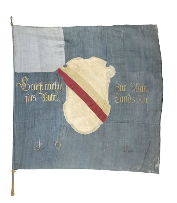 Bonhams : An Extremely Rare Flag Of The Free Imperial City Of Strasburg
