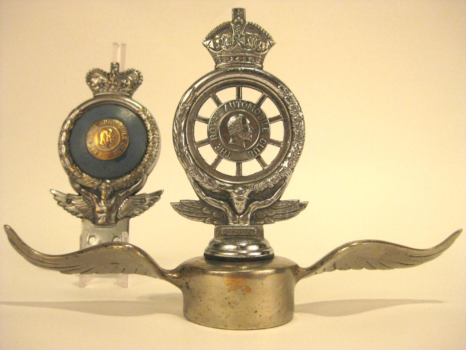 Bonhams Cars : A double sided silver & enamel Royal Automobile Club ...