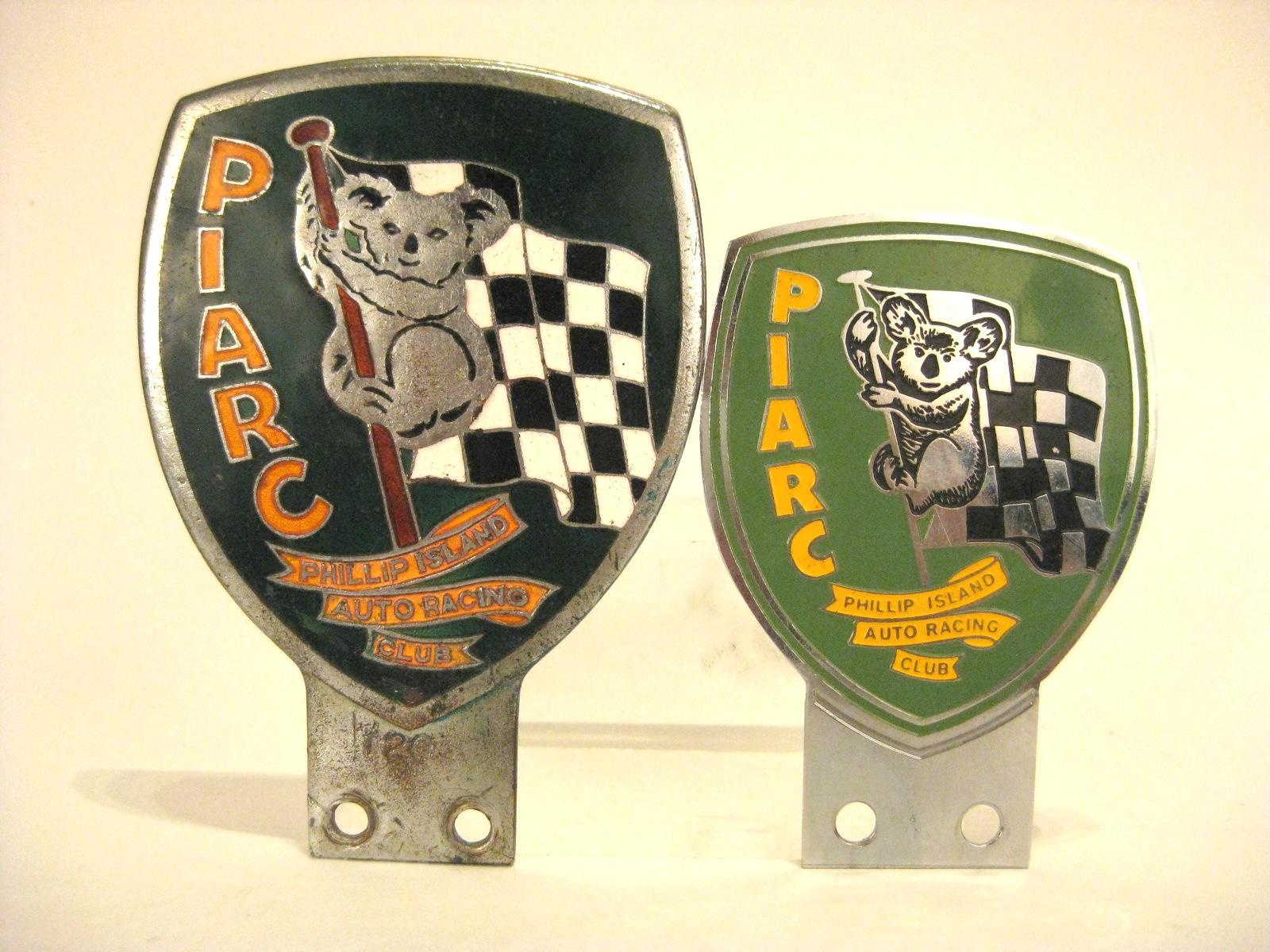 Bonhams Cars : A Phillip Island Auto Racing Club enamel badge