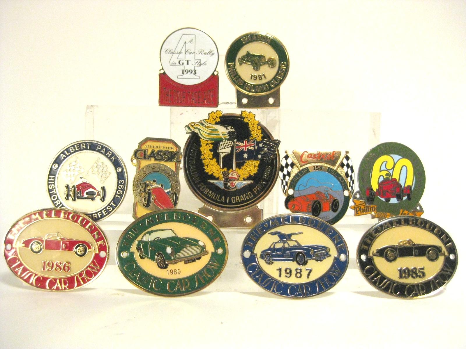 Bonhams Cars : A 1986 Australian Formula One Grand Prix commemorative badge