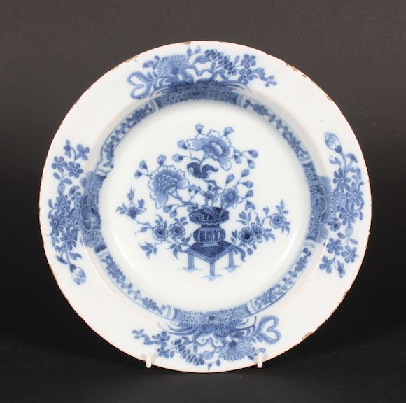 Bonhams : An Irish Delft plate Circa 1760