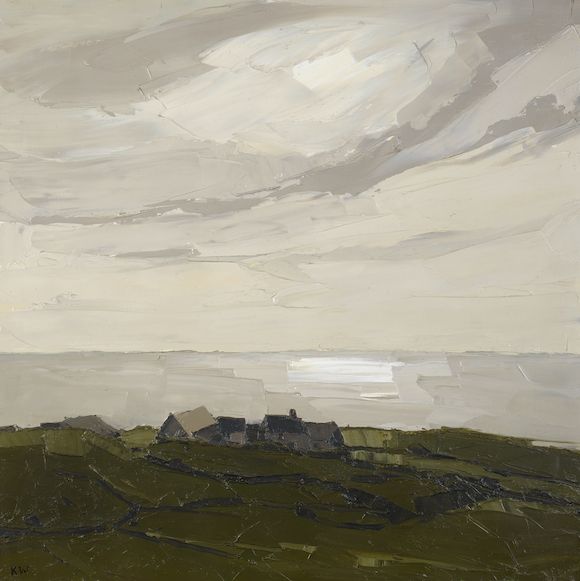 Bonhams : Sir Kyffin Williams R.A. (British, 1918-2006) Rhos Cryman 76. ...