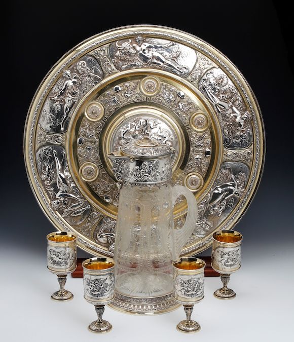 Bonhams : An impressive silvered and gilded electrotype and engraved ...