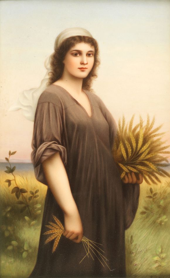 Bonhams : A Berlin plaque of Ruth by R. Dittrich, 19th century