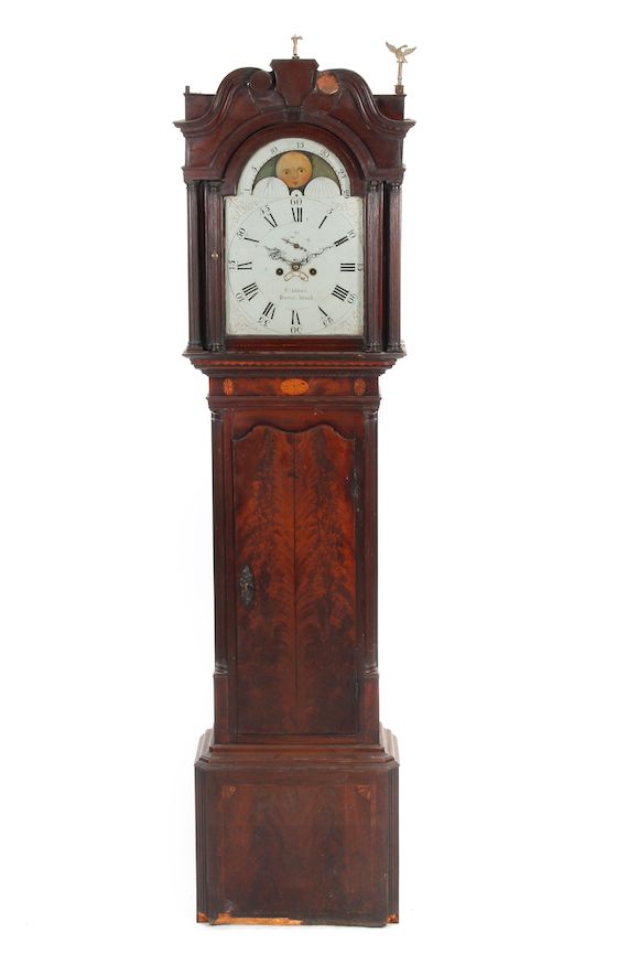 Bonhams : An early 19th Century mahogany and inlaid 8-day striking ...