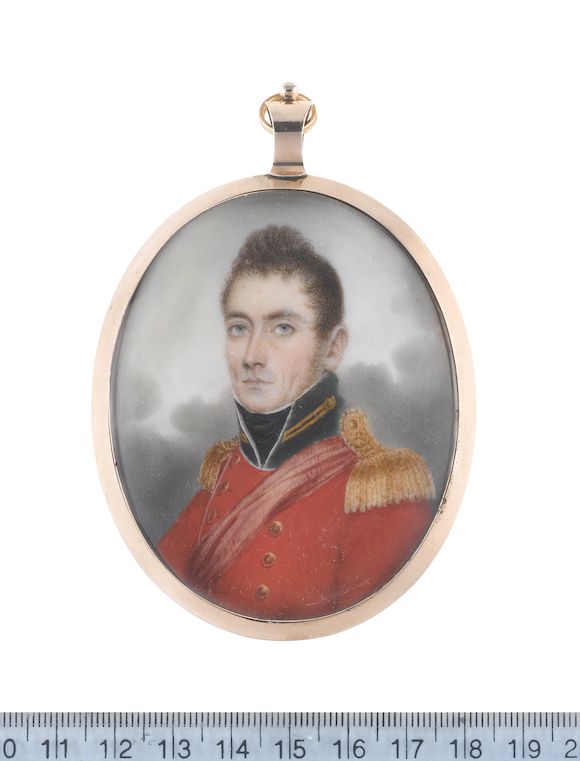 Bonhams : Nathaniel Plimer (British, 1751-1822) Colonel Gill, wearing ...