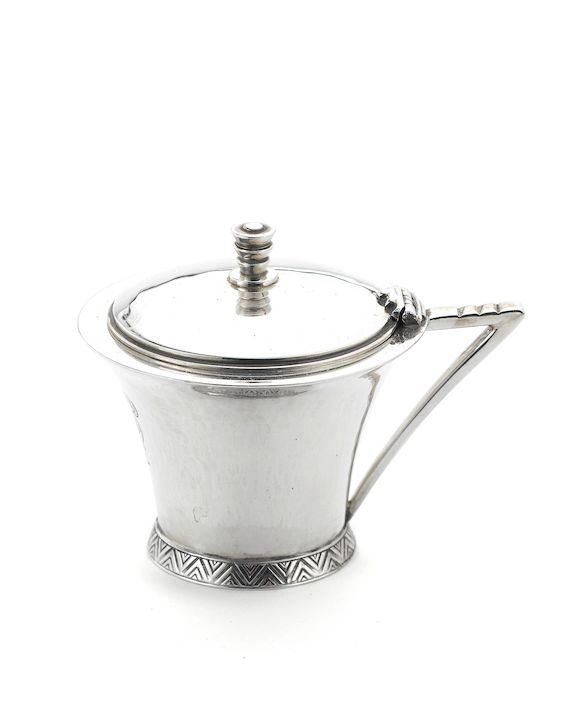 Bonhams : HENRY GEORGE MURPHY An Art Deco silver mustard pot, London ...