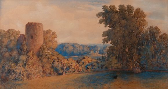Bonhams : John Joseph Cotman (British, 1814-1878) The Old Tower, Bracondale