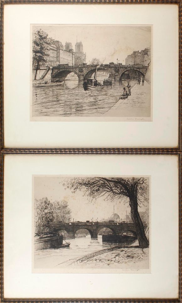 Bonhams : Caroline Helena Armington (American, 1875-1939) Pont Neuf ...