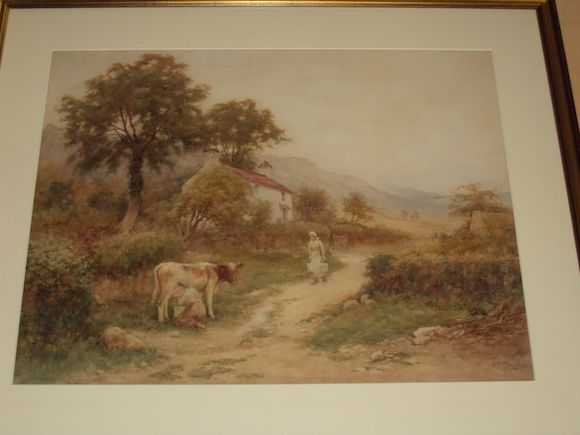 Bonhams : Frederick James Knowles (British, born 1874) Milk maids and ...
