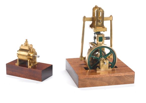 Bonhams : A well engineered model of a Trapezium engine Built by G.A ...