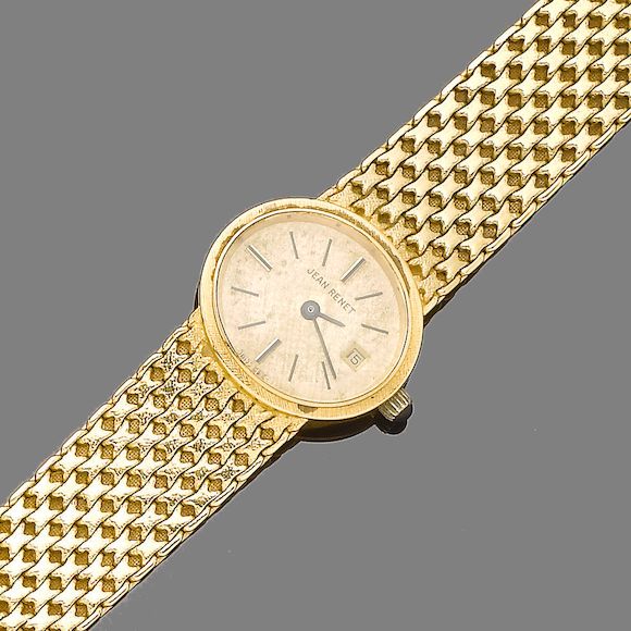 Bonhams : A gold watch, by Jean Renet