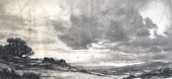 Bonhams : Henry Macbeth-Raeburn (British, 1860-1947) Landscape etching ...