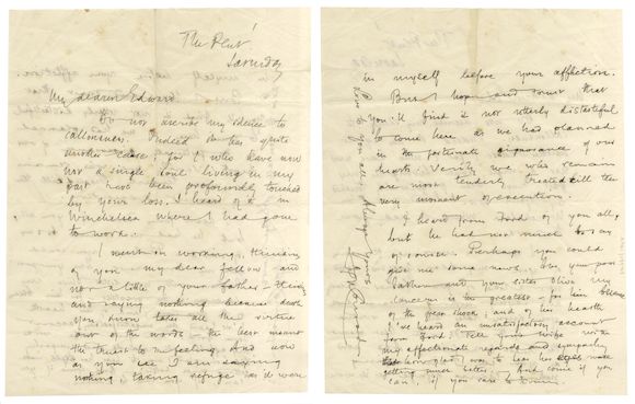 Bonhams : CONRAD (JOSEPH) Autograph letter signed, to his editor Edward ...