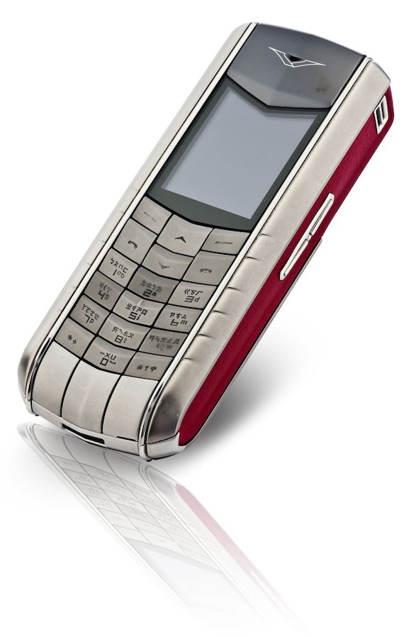 Bonhams : Vertu. A rare stainless steel cellular telephone Accent, Case ...
